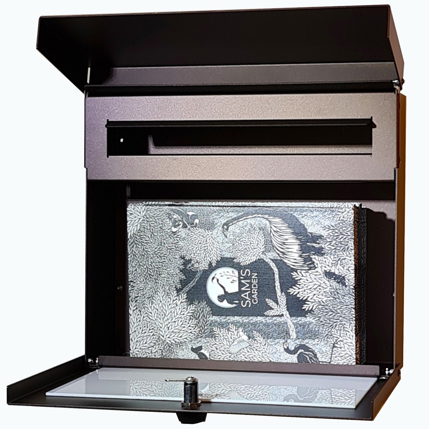 Eaglet Designer Letterbox – Secure, Lockable with Laser-Cut Art