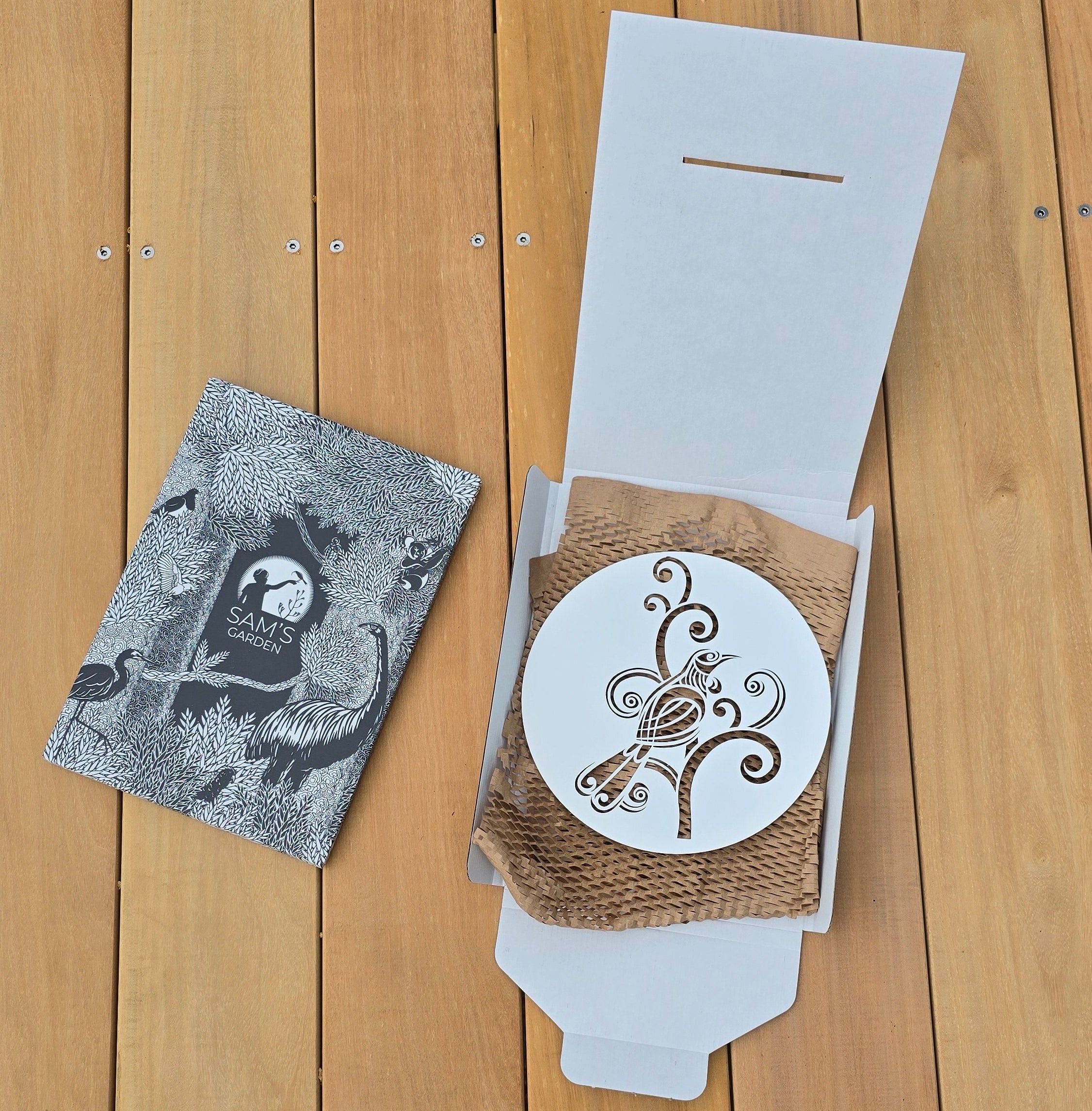 Tui Flax Laser-Cut Garden Art – Indoor/Outdoor Wall Art