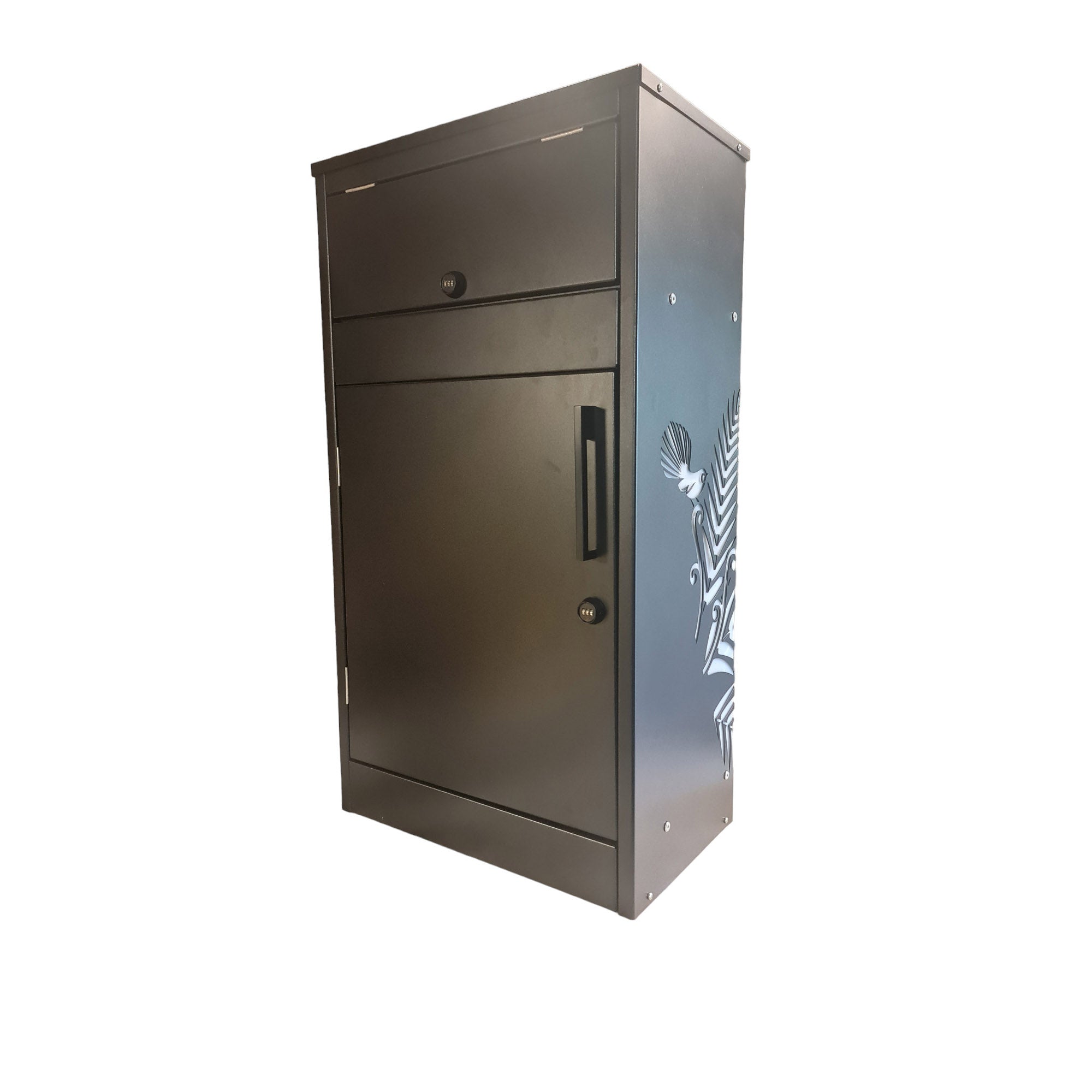 Haast Secure Parcel Letterbox – Secure, Customisable, Solar-Powered Art